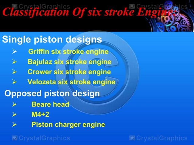 Six stroke engine ppt | PPTX | Motorcycles | Automotive