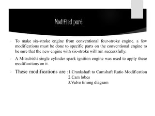 Six stroke IC engine | PPTX