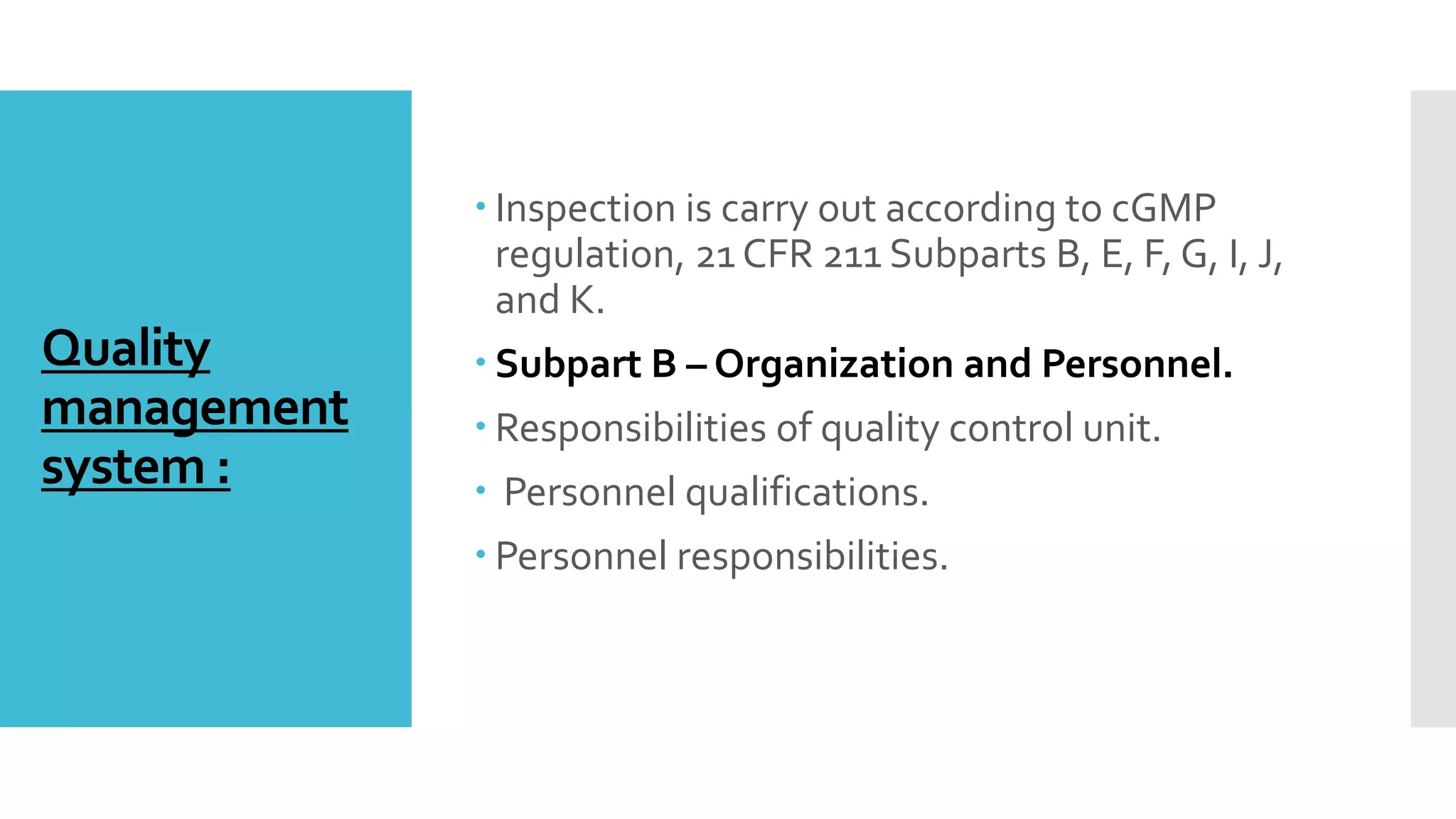 Six system of inspection quality assurance | PPTX