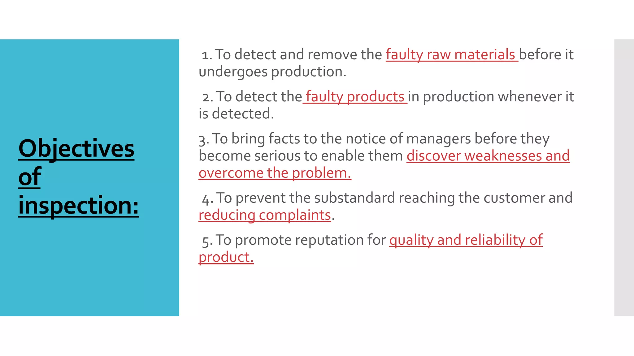 Six system of inspection quality assurance | PPTX