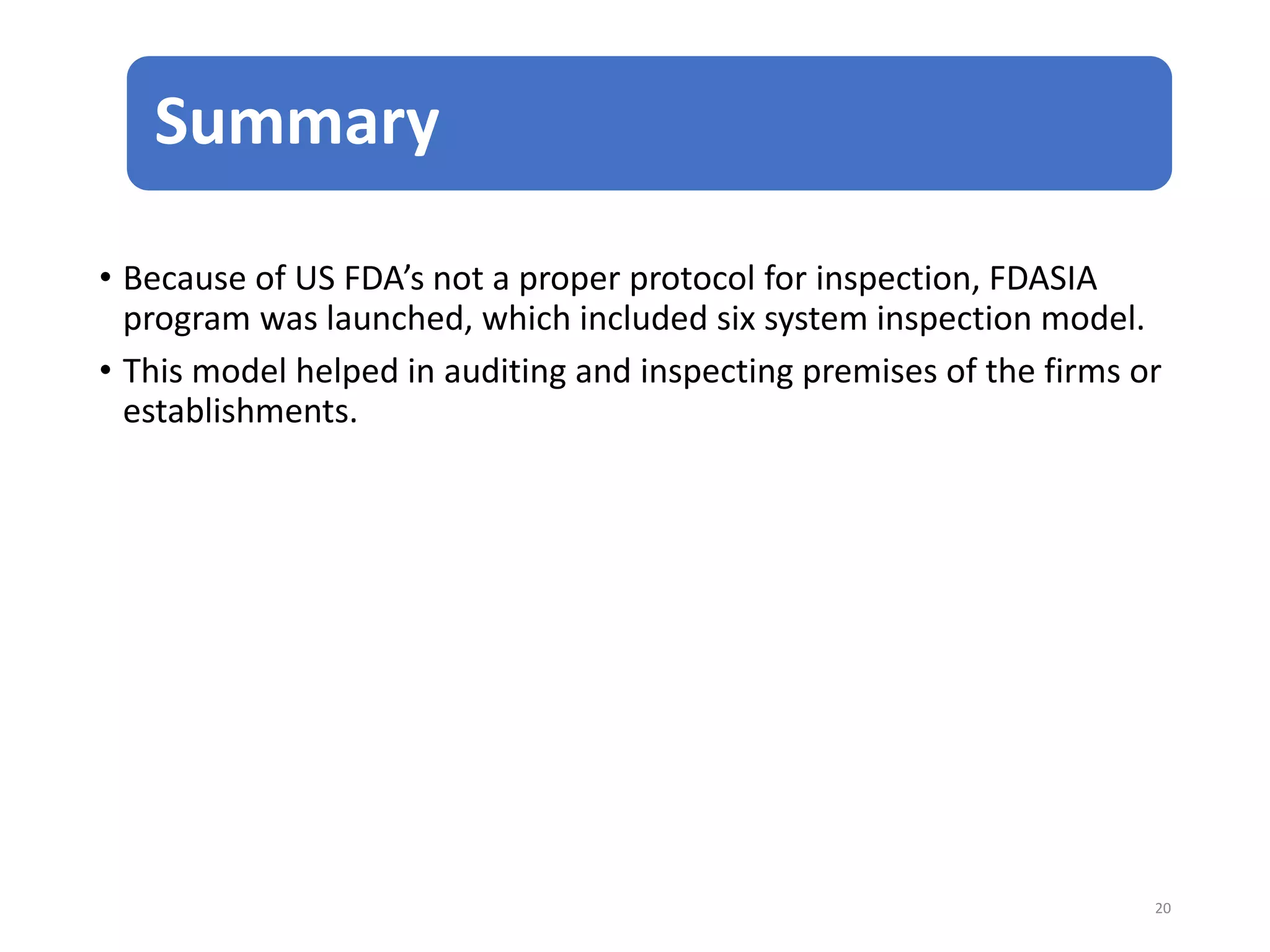 Six system inspection model. | PPT