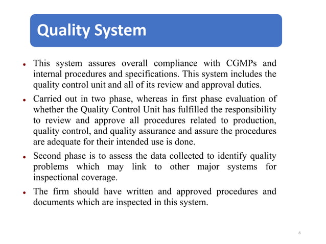 Six system inspection model. | PPT