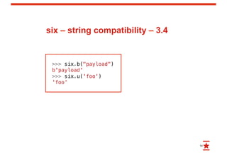 Migrate to Python 3 using the six library | PPT