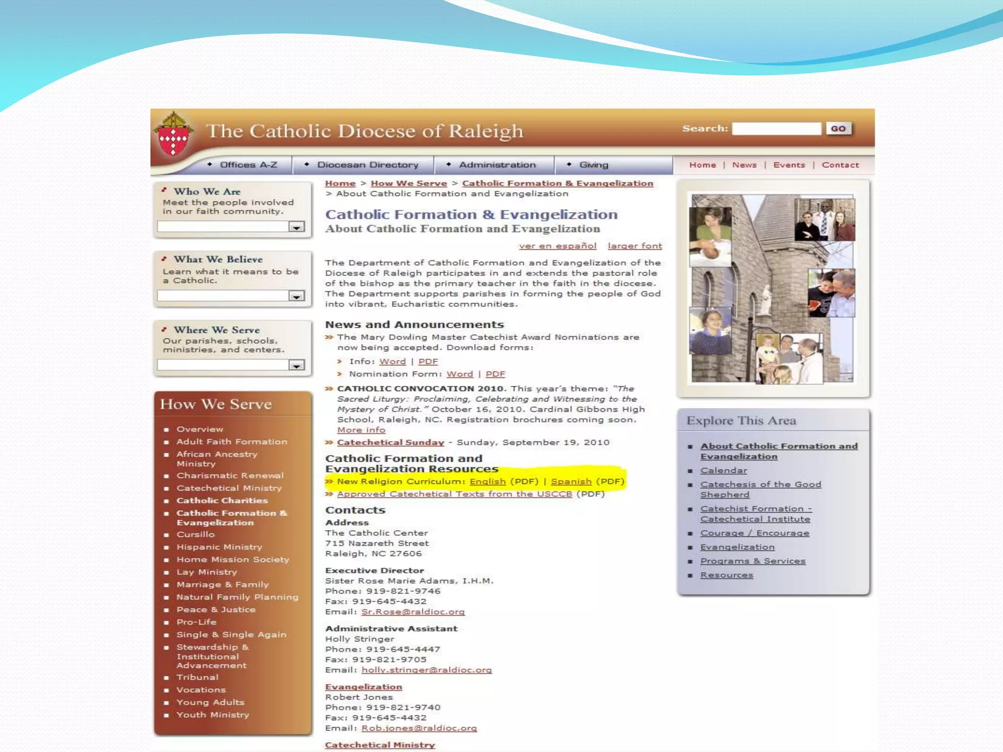 6 Tasks of Catechesis and the New Religion Curriculum | PDF