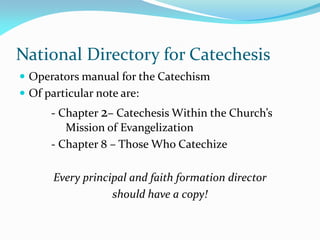 6 Tasks of Catechesis and the New Religion Curriculum | PDF