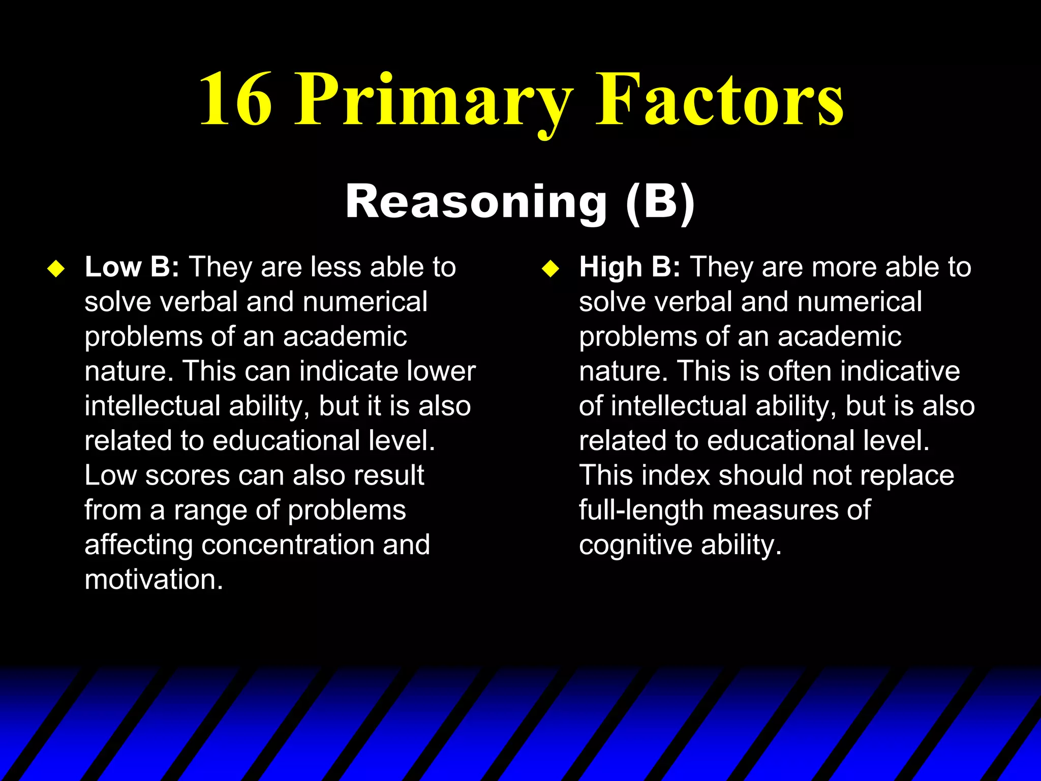 Sixteen Personality Factor Questionnaire (5th Edition) Training Module ...