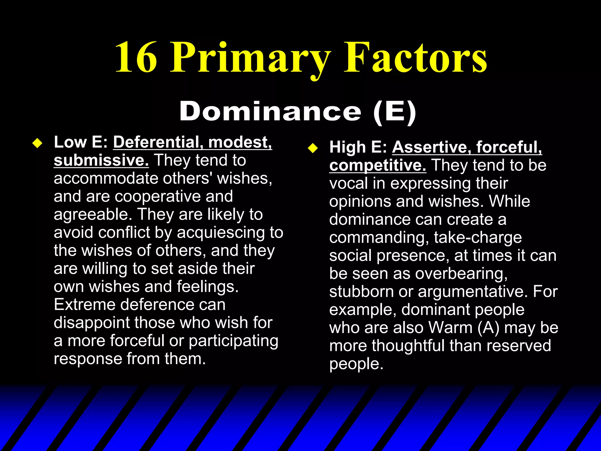 Sixteen Personality Factor Questionnaire (5th Edition) Training Module ...