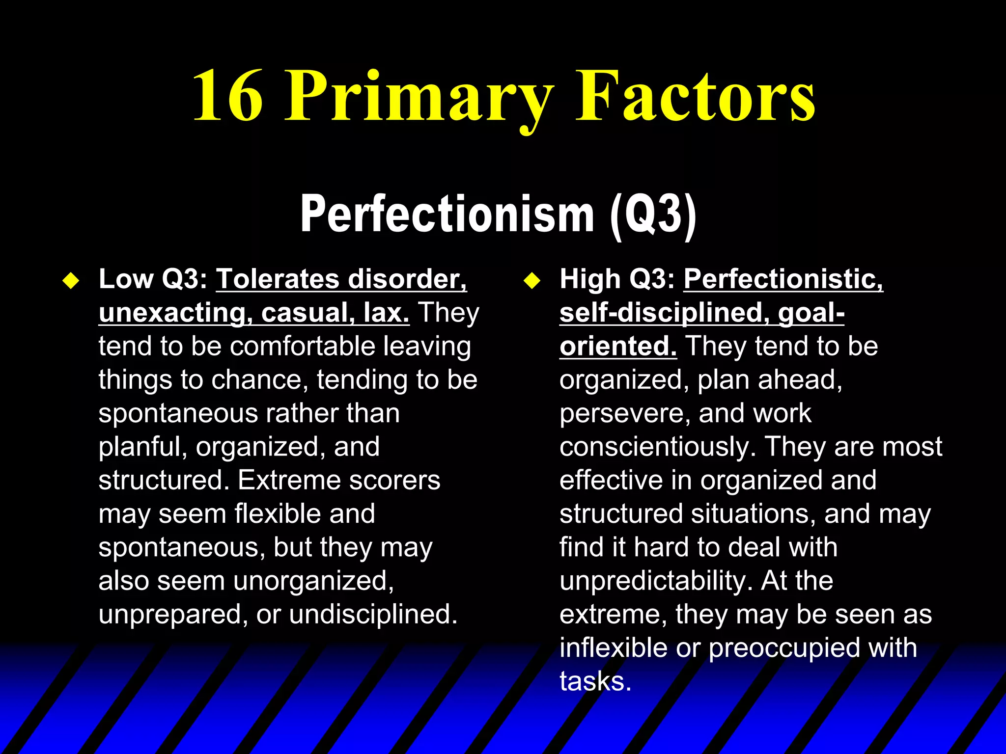 Sixteen Personality Factor Questionnaire (5th Edition) Training Module ...