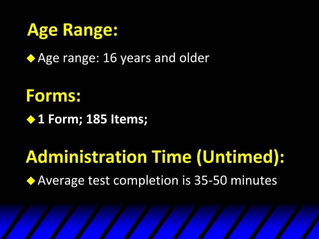 Sixteen Personality Factor Questionnaire (5th Edition) Training Module ...