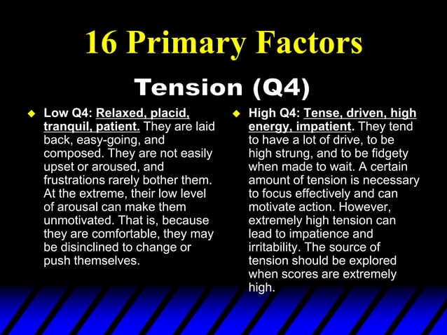 Sixteen Personality Factor Questionnaire (5th Edition) Training Module ...