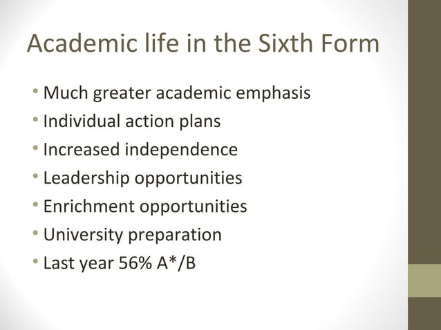 Sixth form choices | PPT