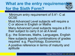 Sixth form yr 11 evening internal students | PPTX