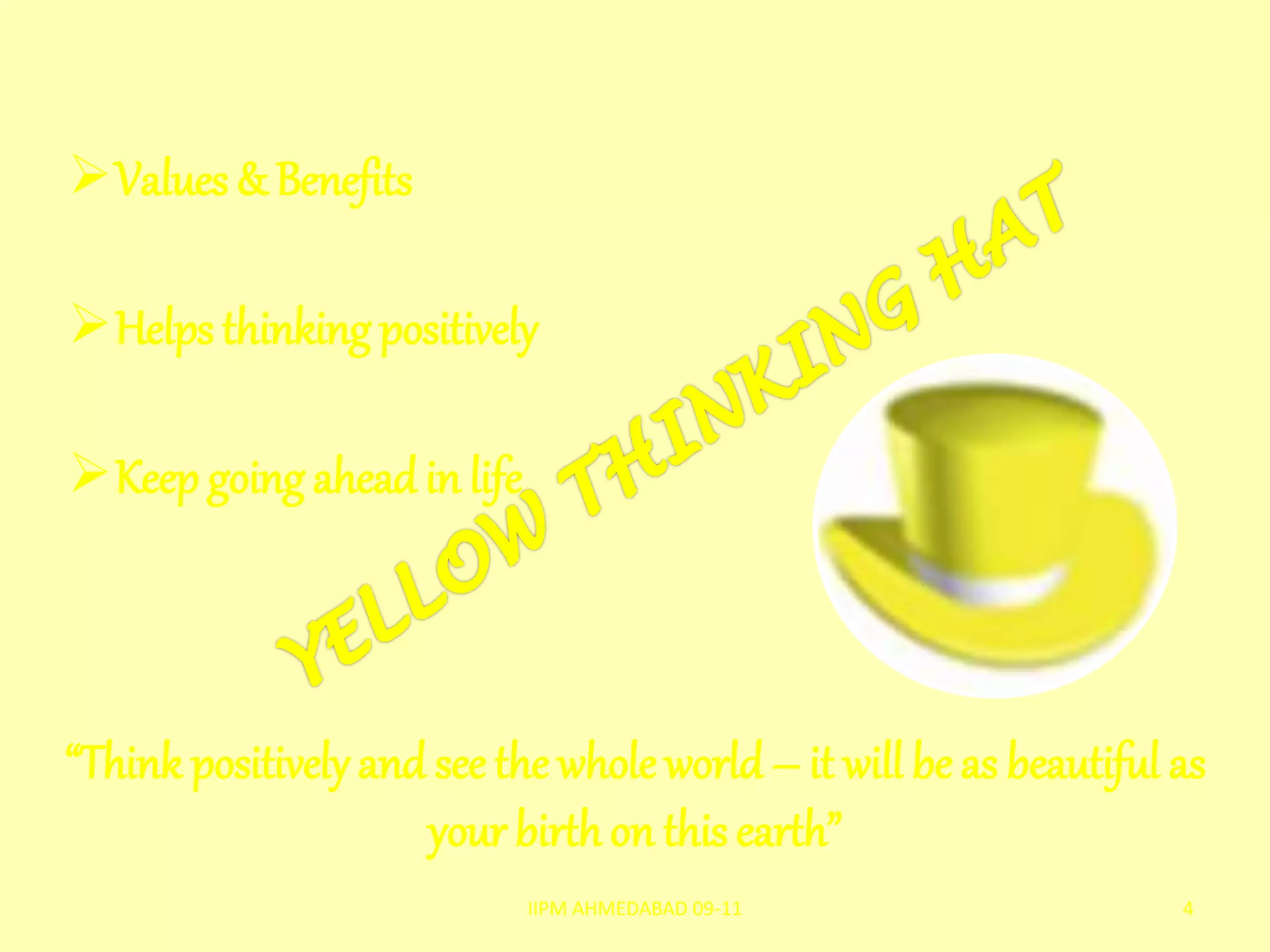 Six Thinking Hats | PDF