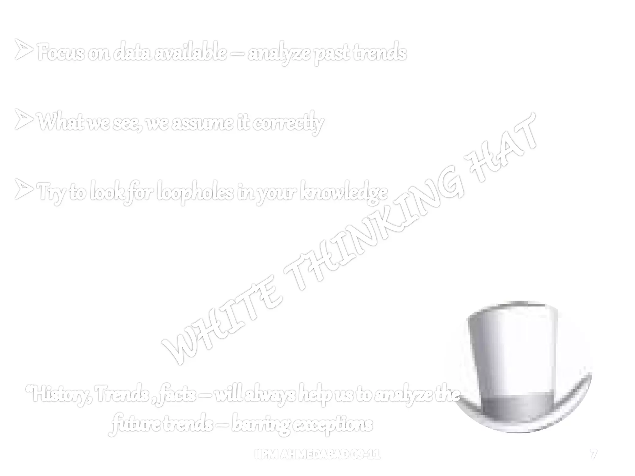 Six Thinking Hats | PPT