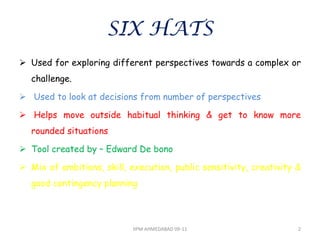 Six Thinking Hats | PDF