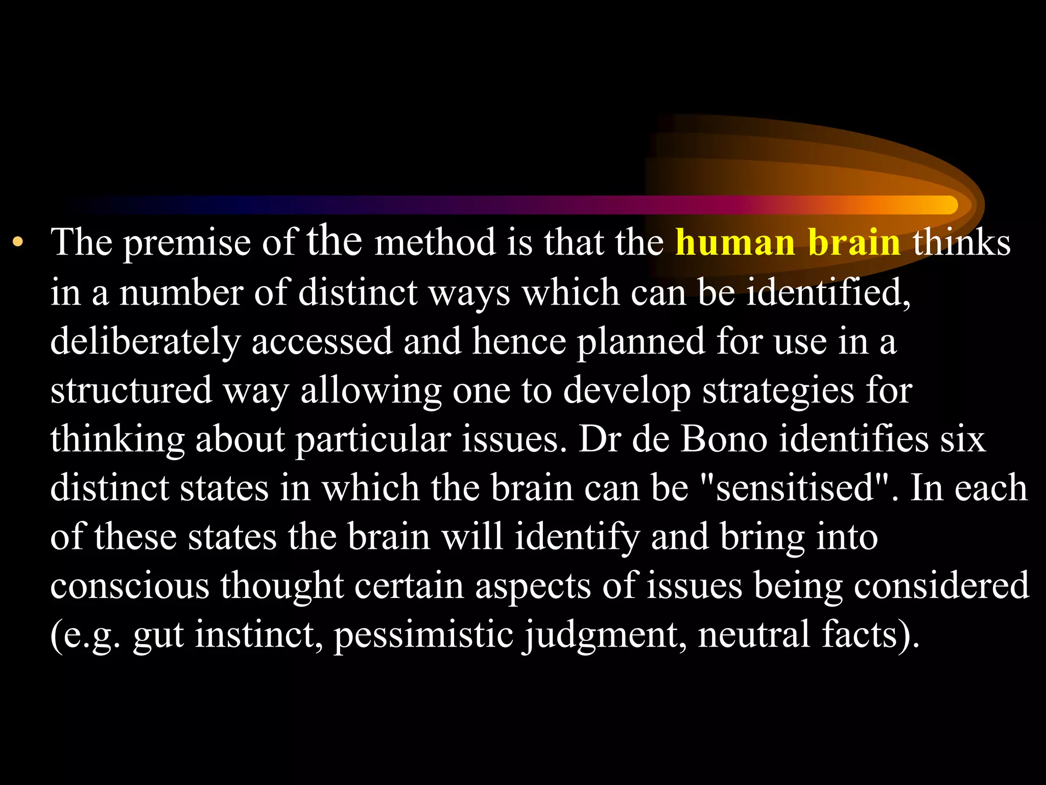 Six thinking hats | PPTX