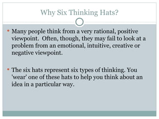 Six Thinking Hats | PPT