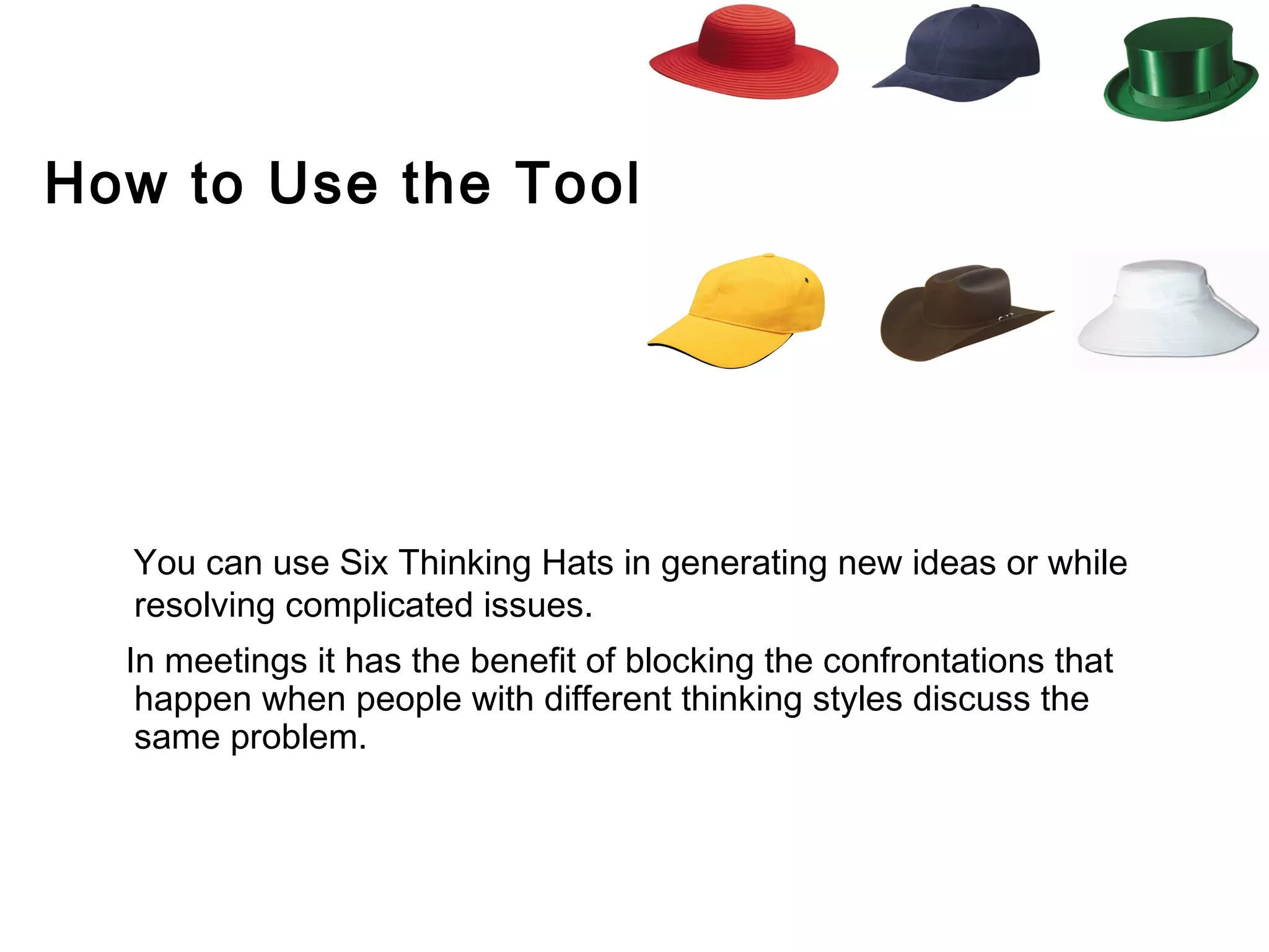 Six thinking hats | PPT