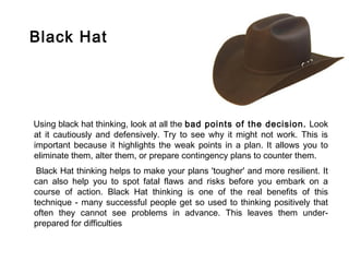 Six thinking hats | PPT