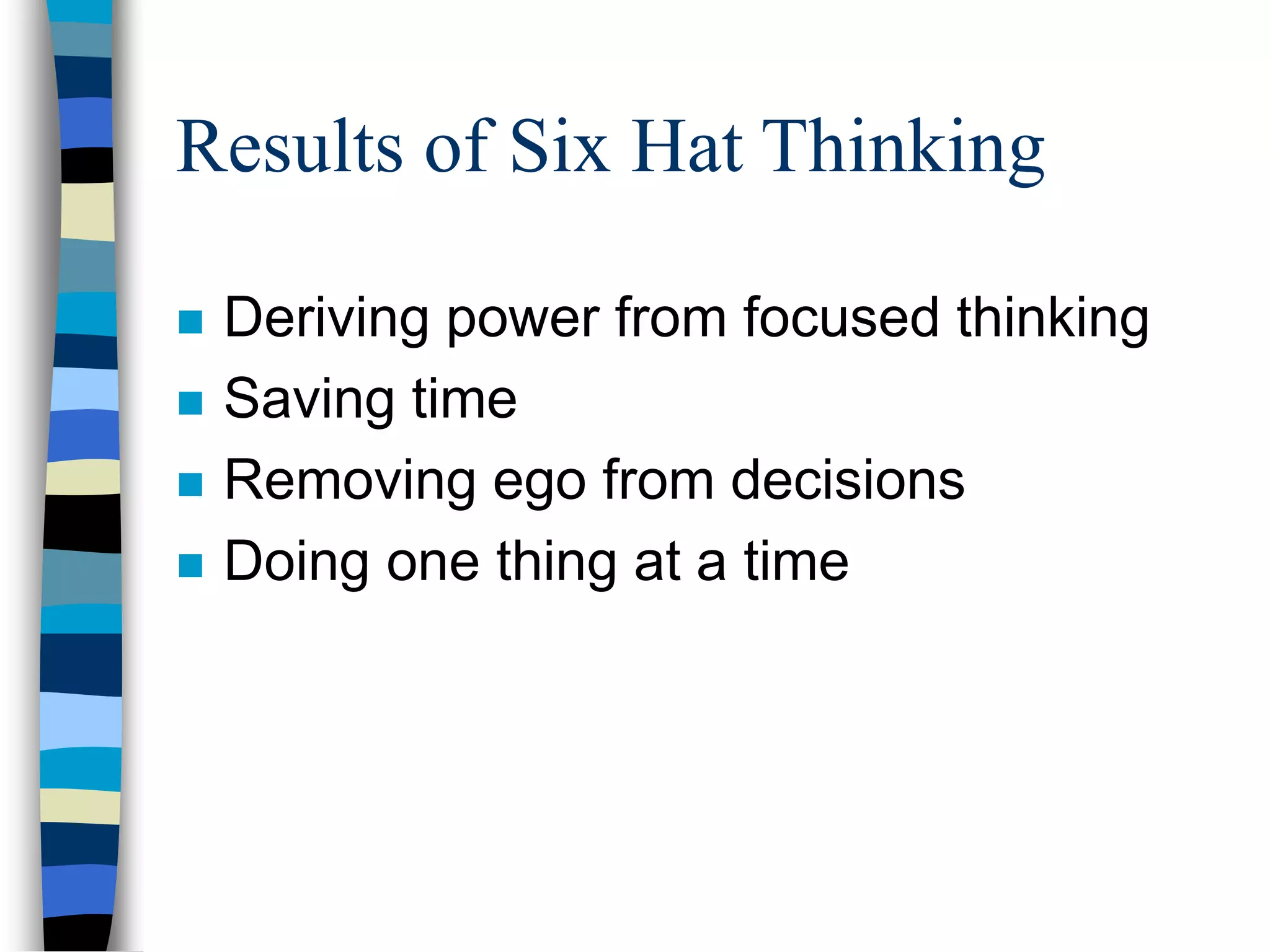 Six thinking hats.ppt