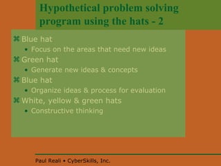 Six Thinking Hats | PPT