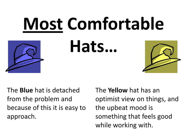 Six thinking hats exercise | PPTX