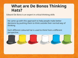 The six Thinking Hats powerpoint ppt 000 | PPT