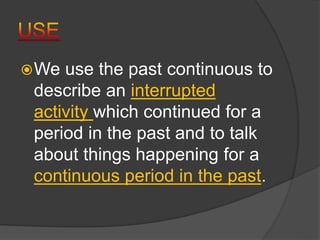 past continuous | PPT
