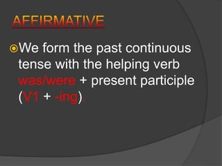 past continuous | PPT