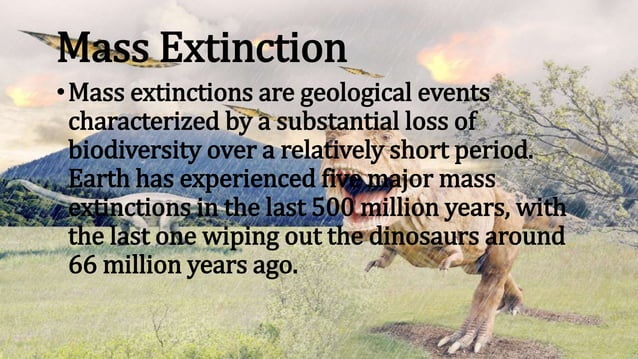 Sixth Mass Extinction Are Alive Or Dead?.pptx
