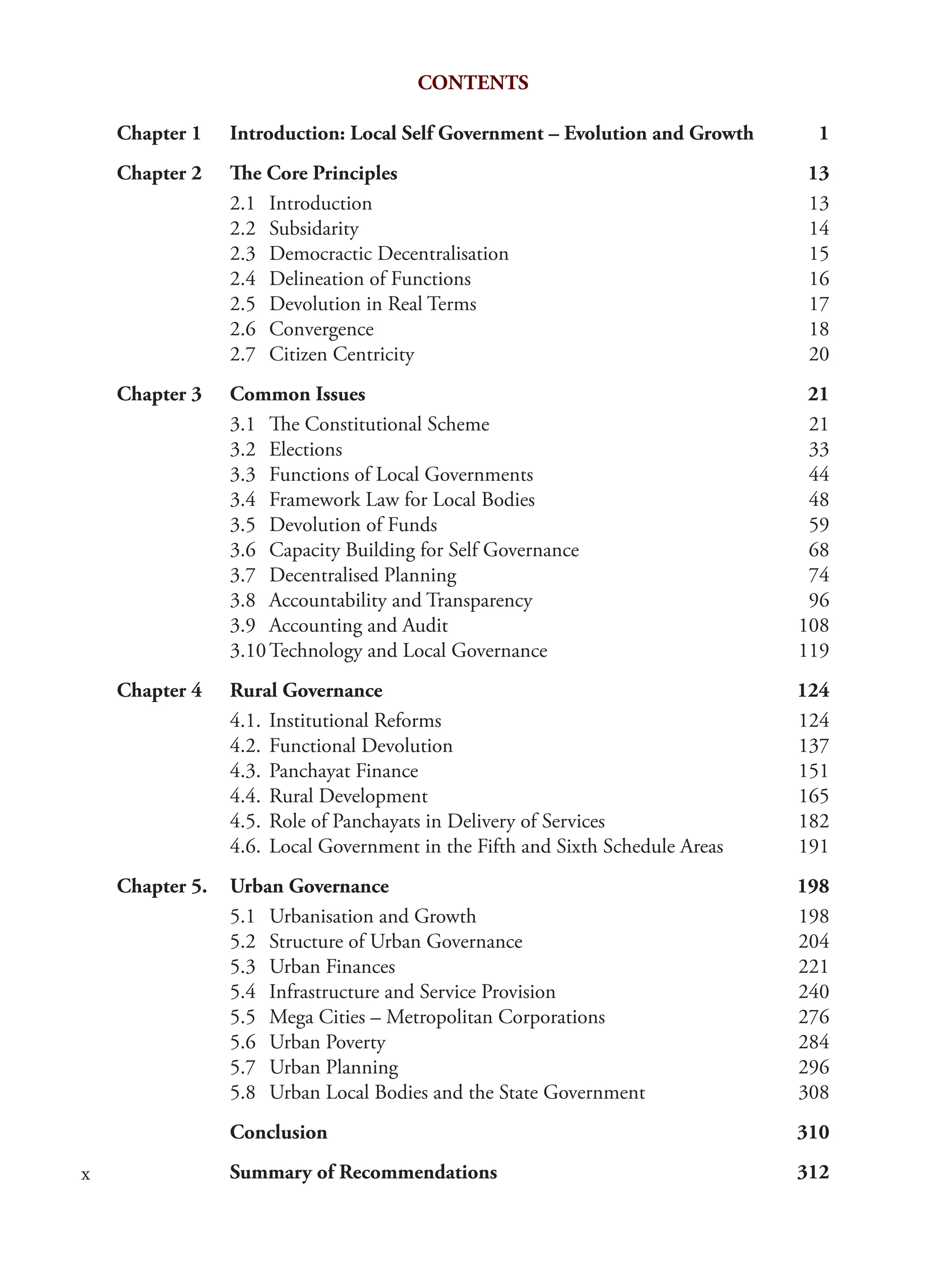 Second ARC(Sixth Report) -Local Governance(Government of India) | PDF