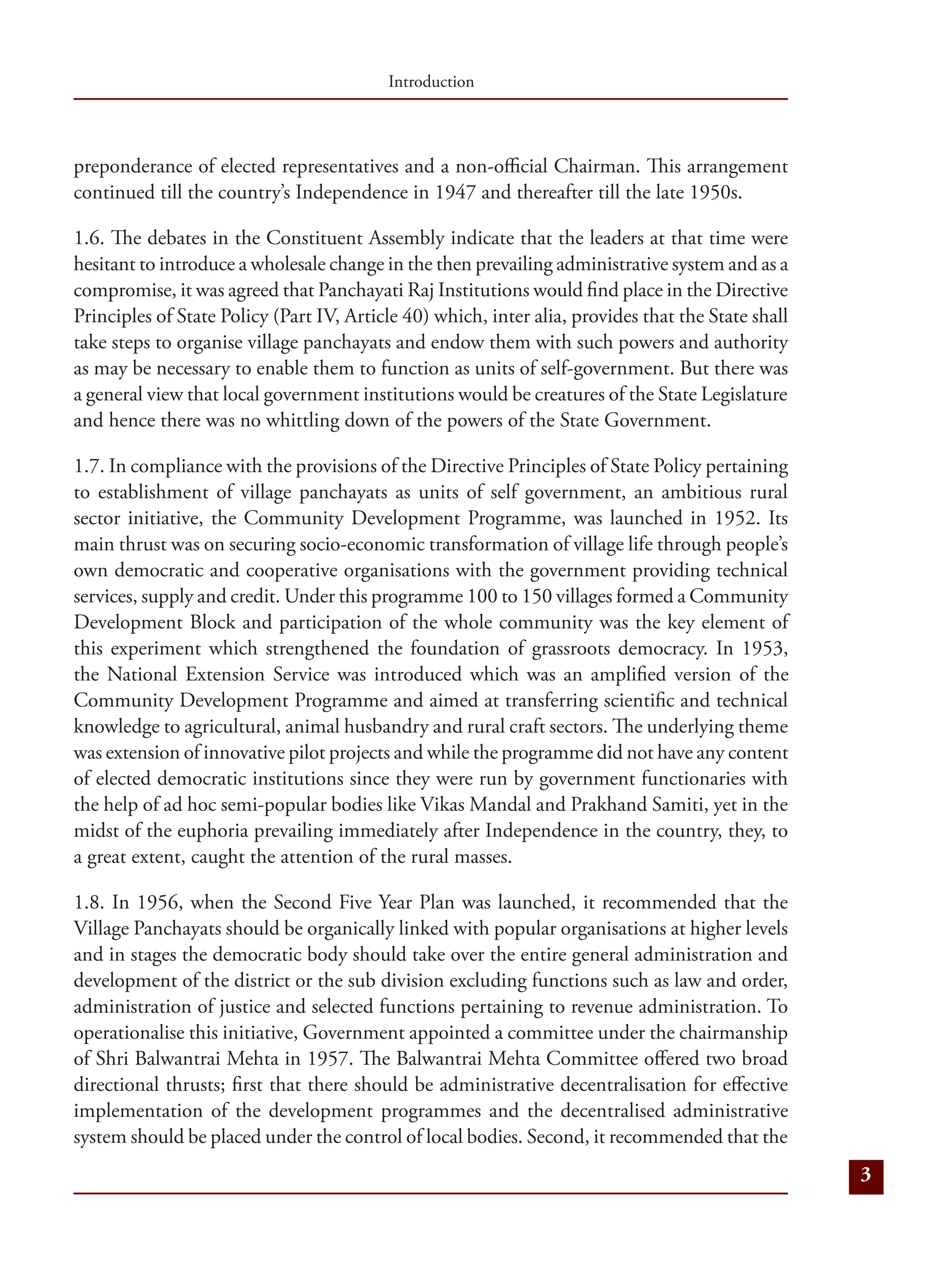 Second ARC(Sixth Report) -Local Governance(Government of India) | PDF