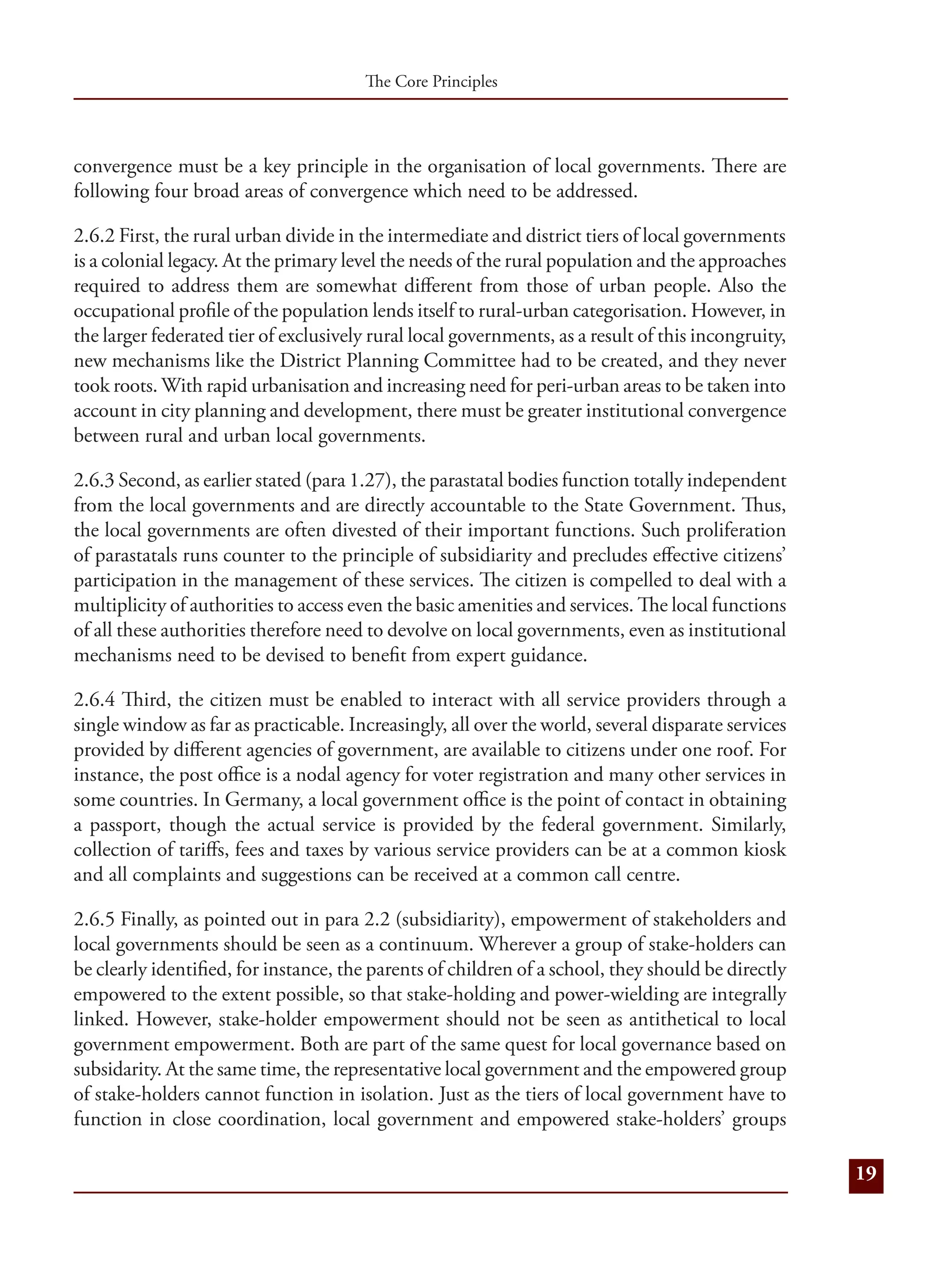 Second ARC(Sixth Report) -Local Governance(Government of India) | PDF