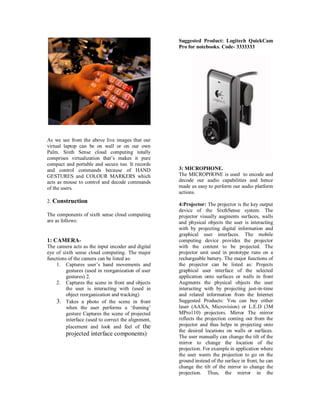 Sixth sense cloud computing | PDF