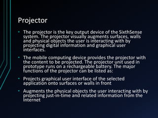 sixth sense technology by pranav mistery | PPT