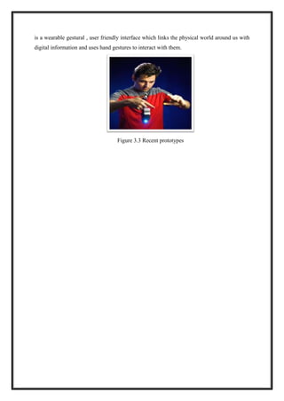 SIXTH SENSE TECHNOLOGY REPORT | DOC