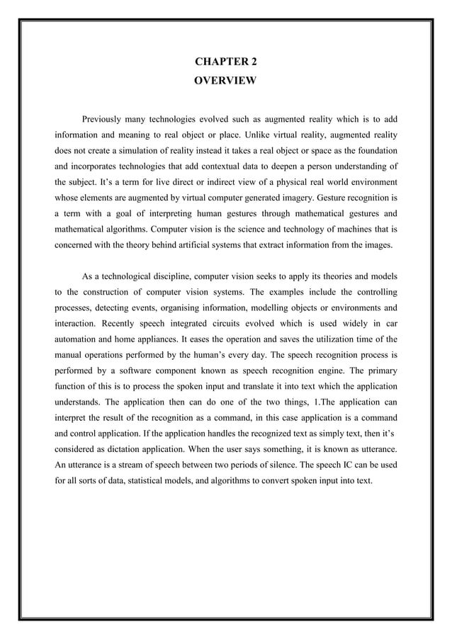 SIXTH SENSE TECHNOLOGY REPORT | DOC