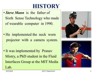 Sixth sense technology | PPTX