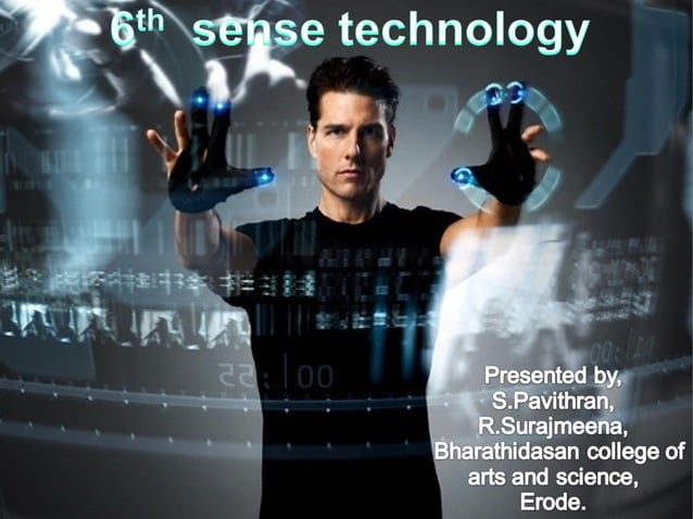 Sixth sense technology | PPT