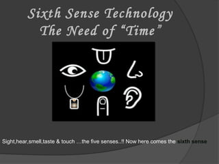 Sixth sense technology 03 (2) | PPT