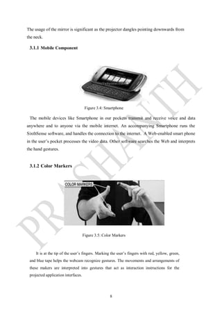 Sixth sense technology documentation | PDF