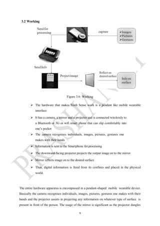 Sixth sense technology documentation | PDF