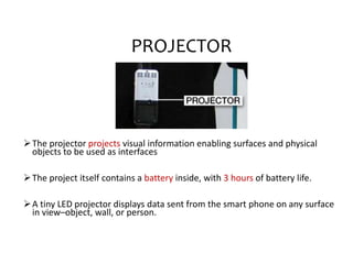 Sixth sense technology(Pranav Mistry) | PPT