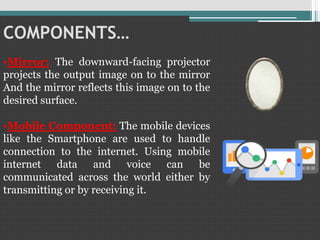 Sixth sense technology ppt | PPTX