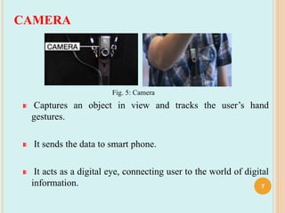 Sixth sense technology ppt | PPT