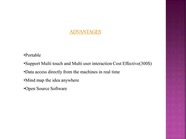 Sixth sense technology ppt | PPT