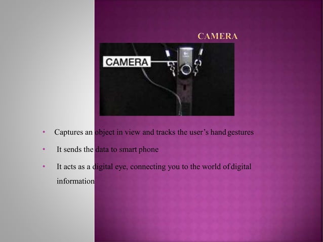 Sixth sense technology ppt | PPT