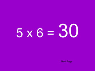 Six times tables - qwizdom ppt | PPT