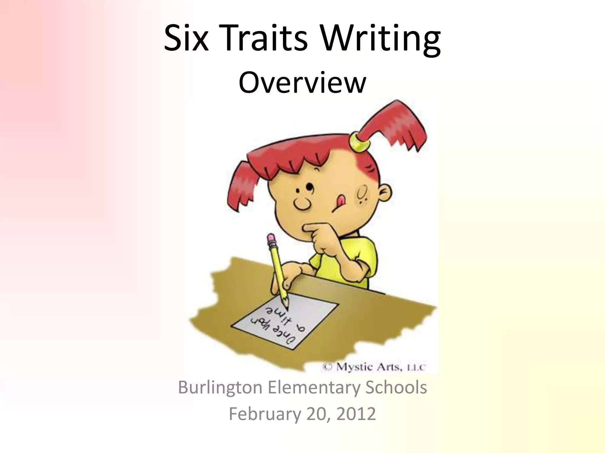 Intro to 6 Traits Writing | PPTX