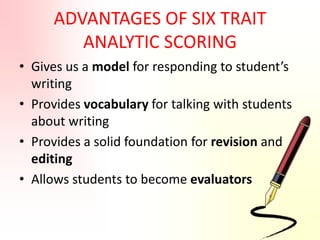 Intro to 6 Traits Writing | PPTX